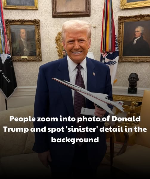 People zoom into photo of Donald Trump and spot ‘sinister’ detail in ...